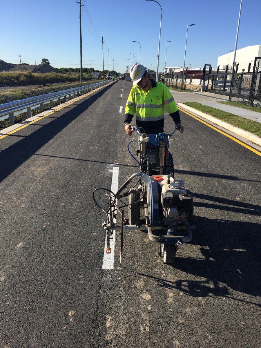 Our Services Include Small Road Line Marking Projects