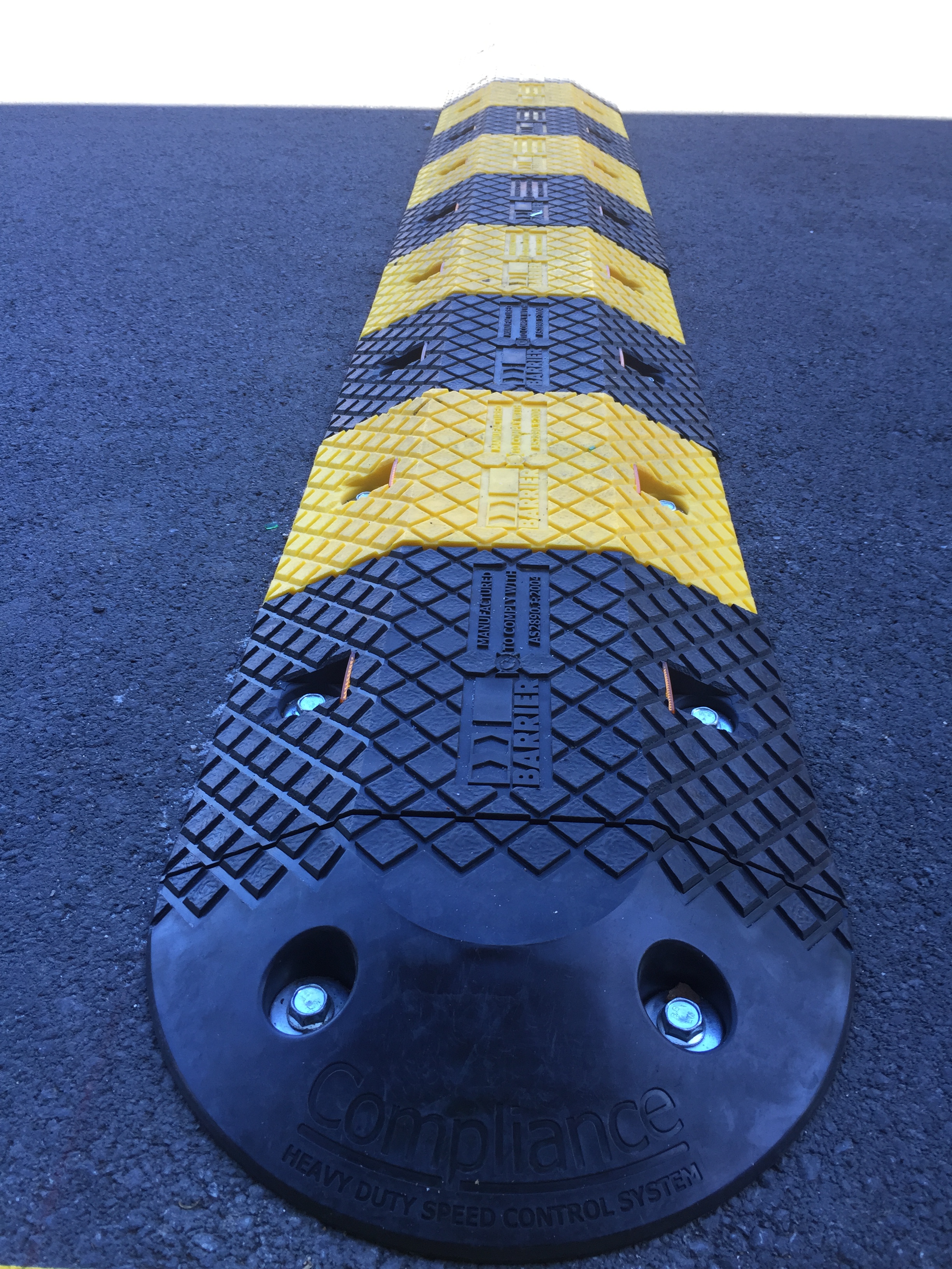Add speed humps to your line marking package